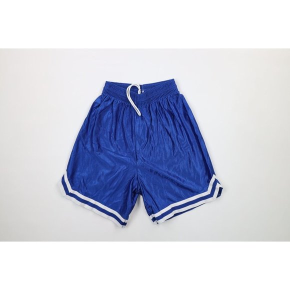 Vintage | Shorts | Vintage 9s Streetwear Mens Small Blank Striped Silky ...